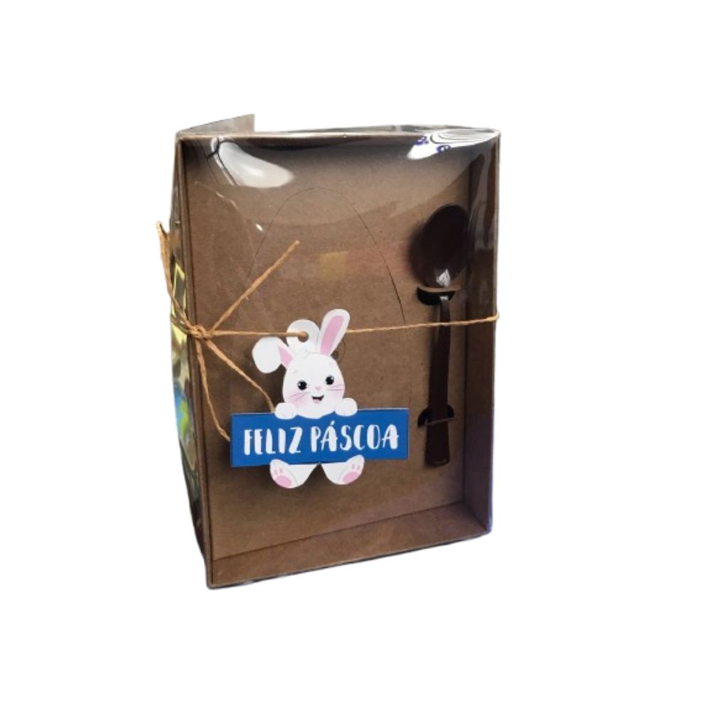 Caixa Ovo De Colher Kraft Pascoa 350g Carber