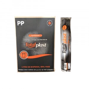 Copo Descartavel 180ml PP Caixa Com 2500 Unidades Totalplast